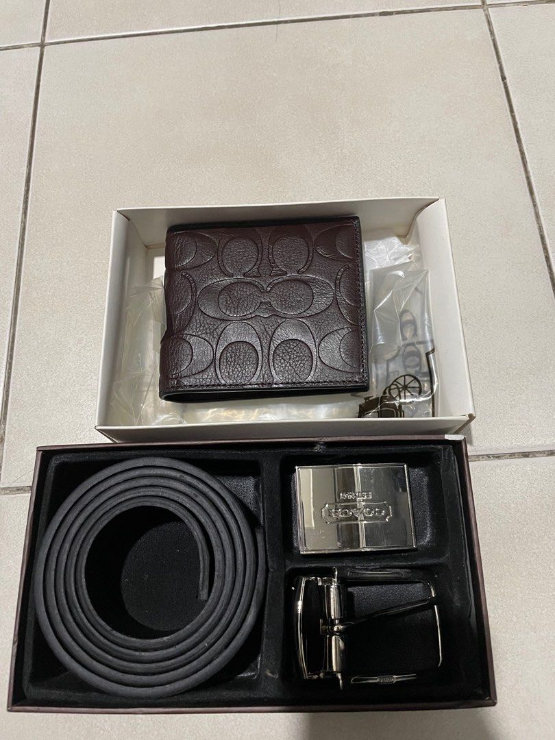 Coach Wallet and belt, Men's Fashion, Bags, Belt bags, Clutches and ...