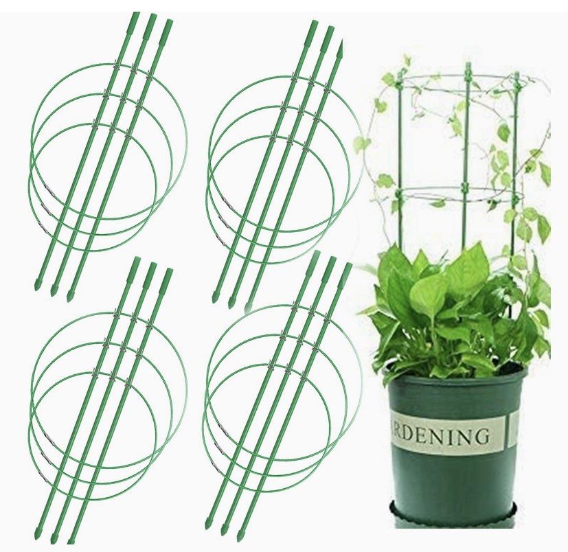 Collapsible garden plant support rings, Furniture & Home Living ...