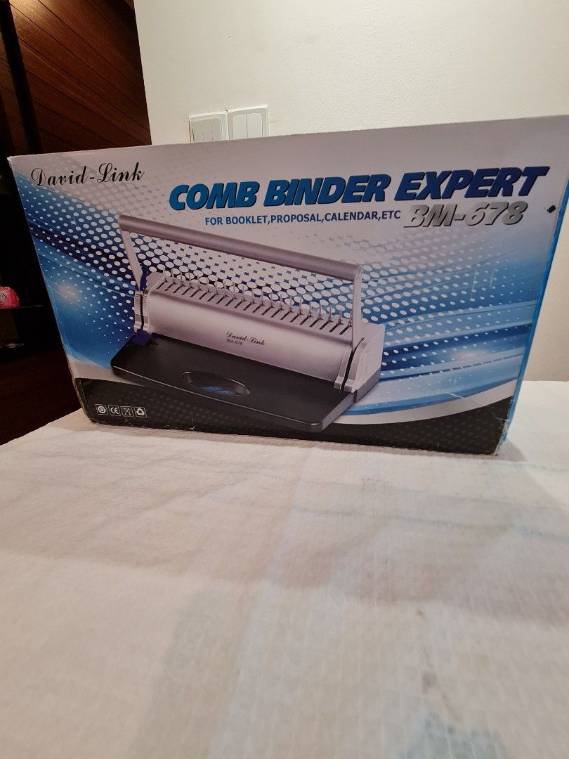 Comb Binder for booklet,proposal,calendar, Hobbies & Toys, Stationery ...