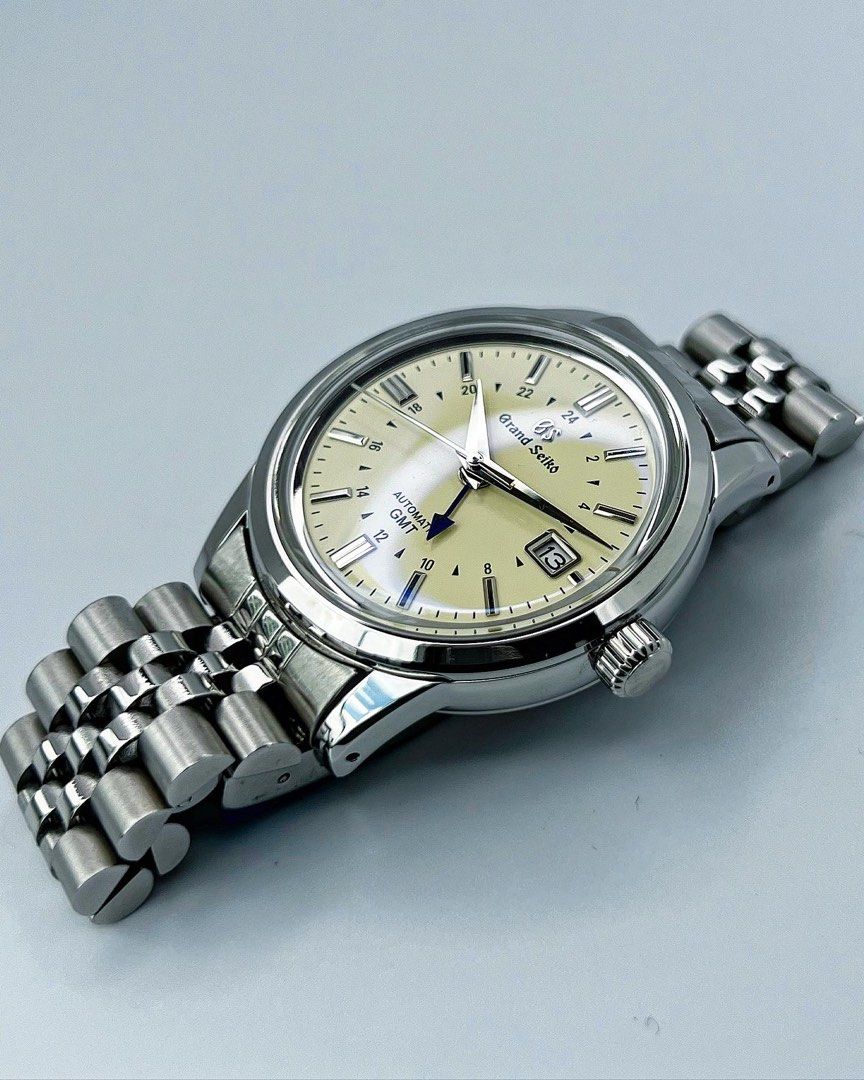 Custom Grand Seiko Mod GS GMT SBGM jubilee in 39mm, Men's Fashion ...