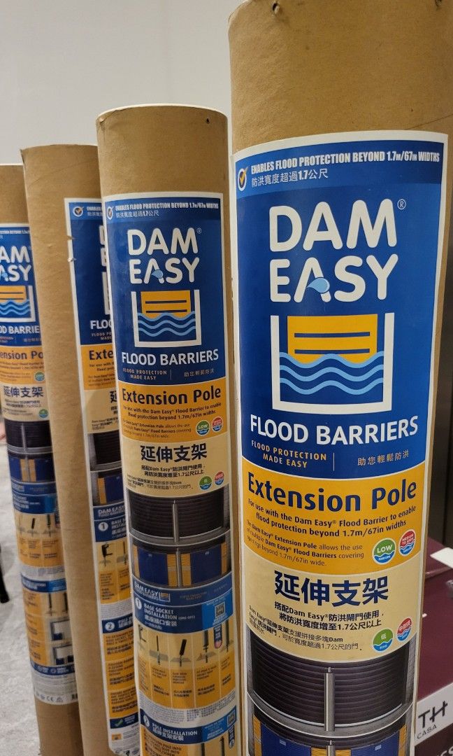 Dam Easy Flood Barrier (Original), Furniture & Home Living, Security ...