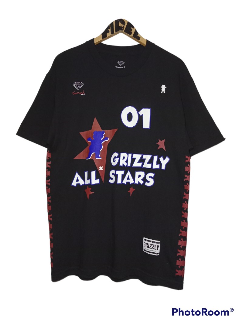 Diamond X Grizzly, Men's Fashion, Tops & Sets, Tshirts & Polo Shirts on ...