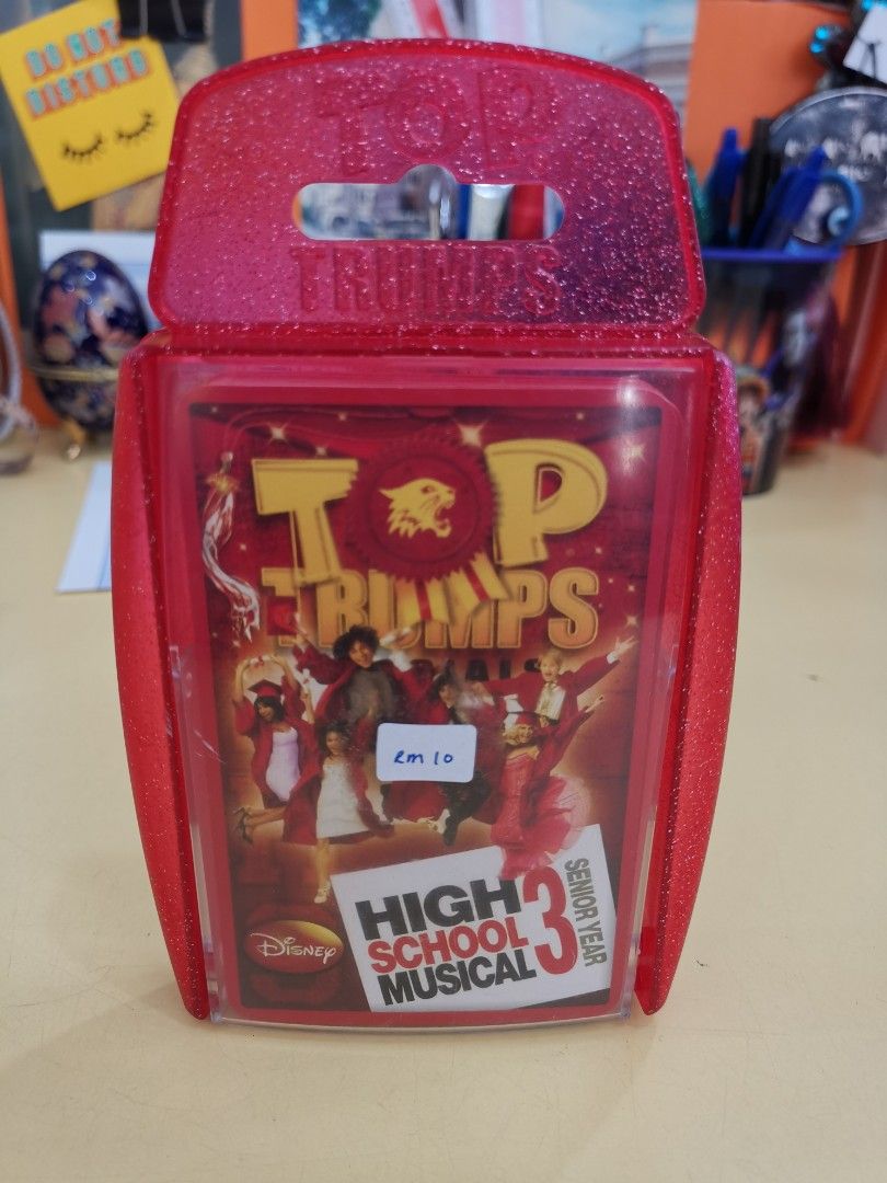 Disney HIGH SCHOOL MUSICAL 3 Senior Year Top Trumps Playing Card ...