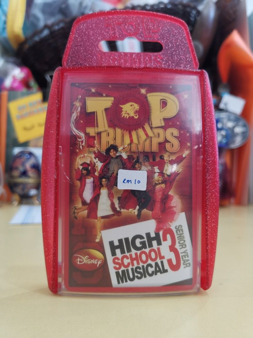 Disney HIGH SCHOOL MUSICAL 3 Senior Year Top Trumps Playing Card ...