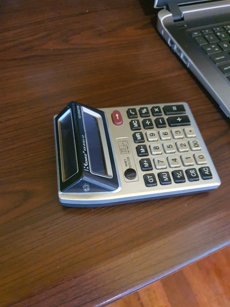 Double Led Screen Digital Calculator, Hobbies & Toys, Stationary ...