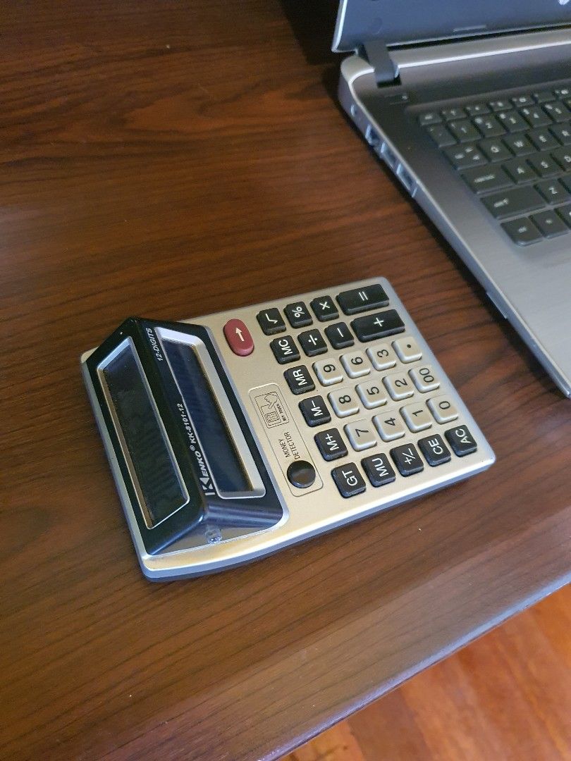Double Led Screen Digital Calculator, Hobbies & Toys, Stationary ...
