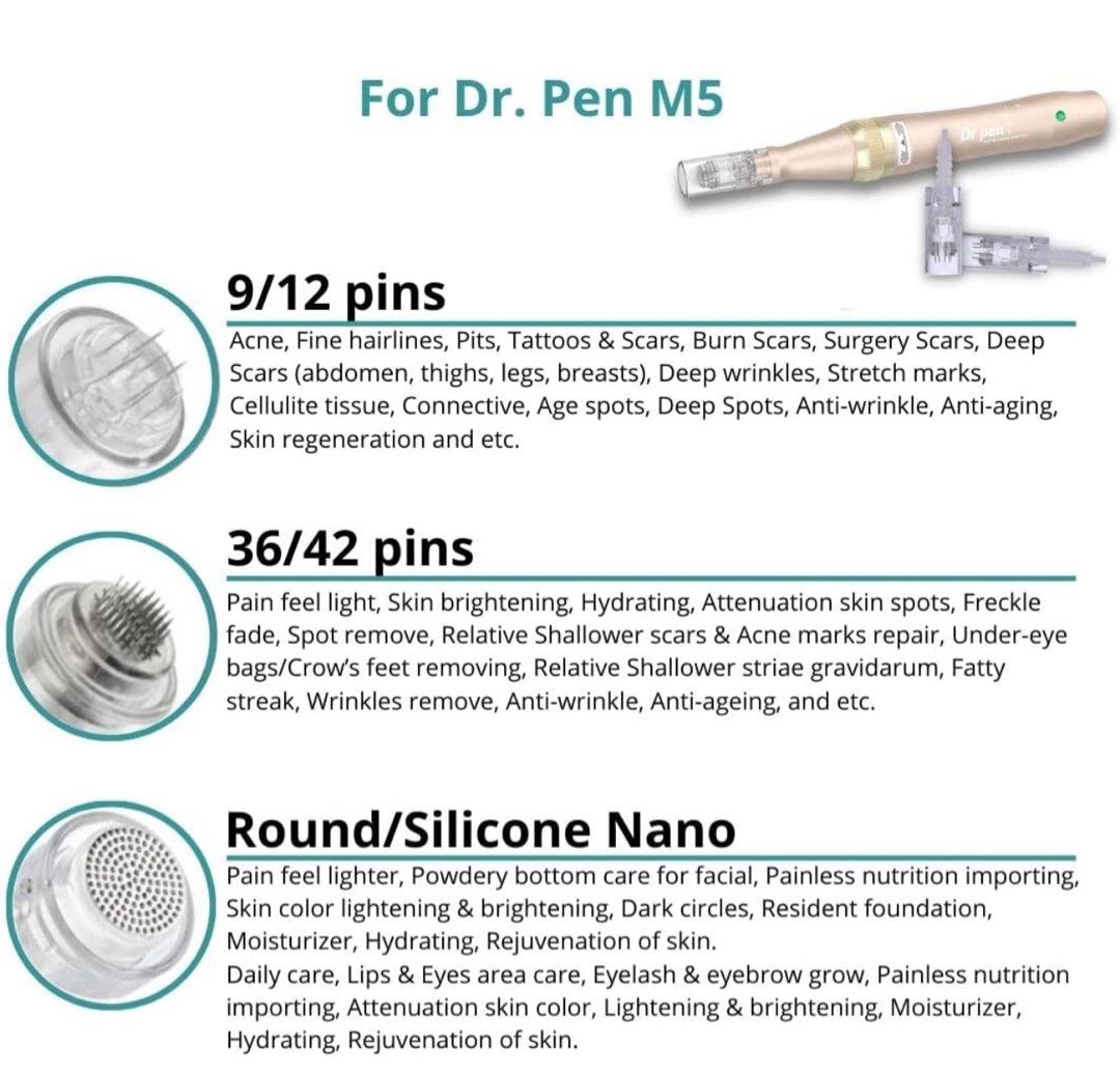 Dr. Pen Ultima M5 Professional Kit - Authentic Multi-function Wireless Derma Beauty Pen, Beauty ...