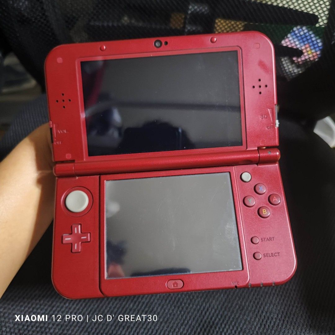 DUAL IPS new 3ds xl red on Carousell