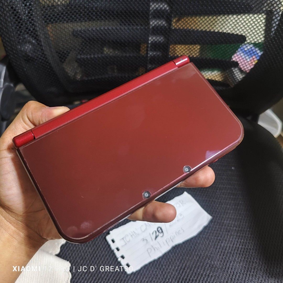 DUAL IPS new 3ds xl red on Carousell