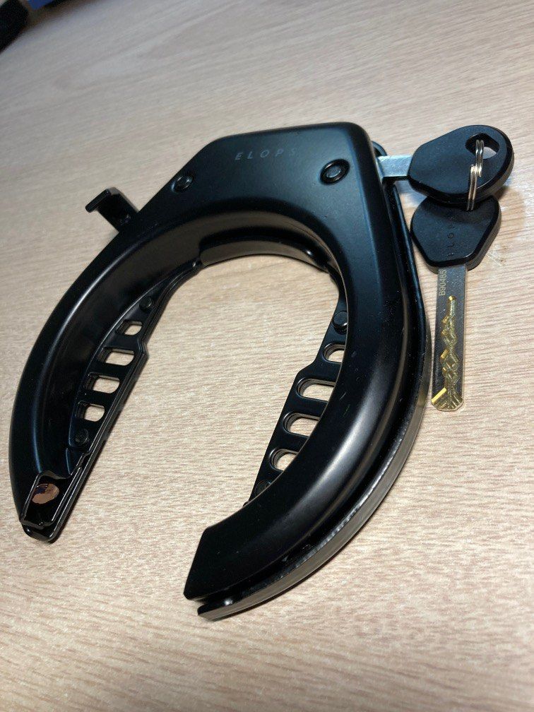 Elops FRAME LOCK 500 for Elops City bikes - black, Sports Equipment ...
