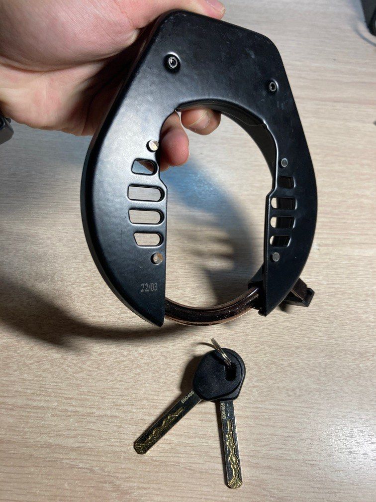 Elops FRAME LOCK 500 for Elops City bikes - black, Sports Equipment ...
