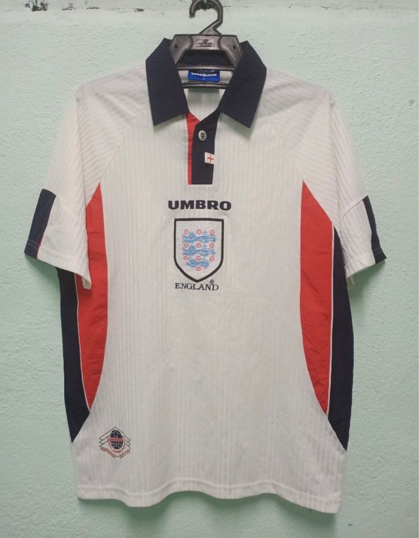 England 1998 World Cup soccer/football jersey/kit rare/retro/vintage ...