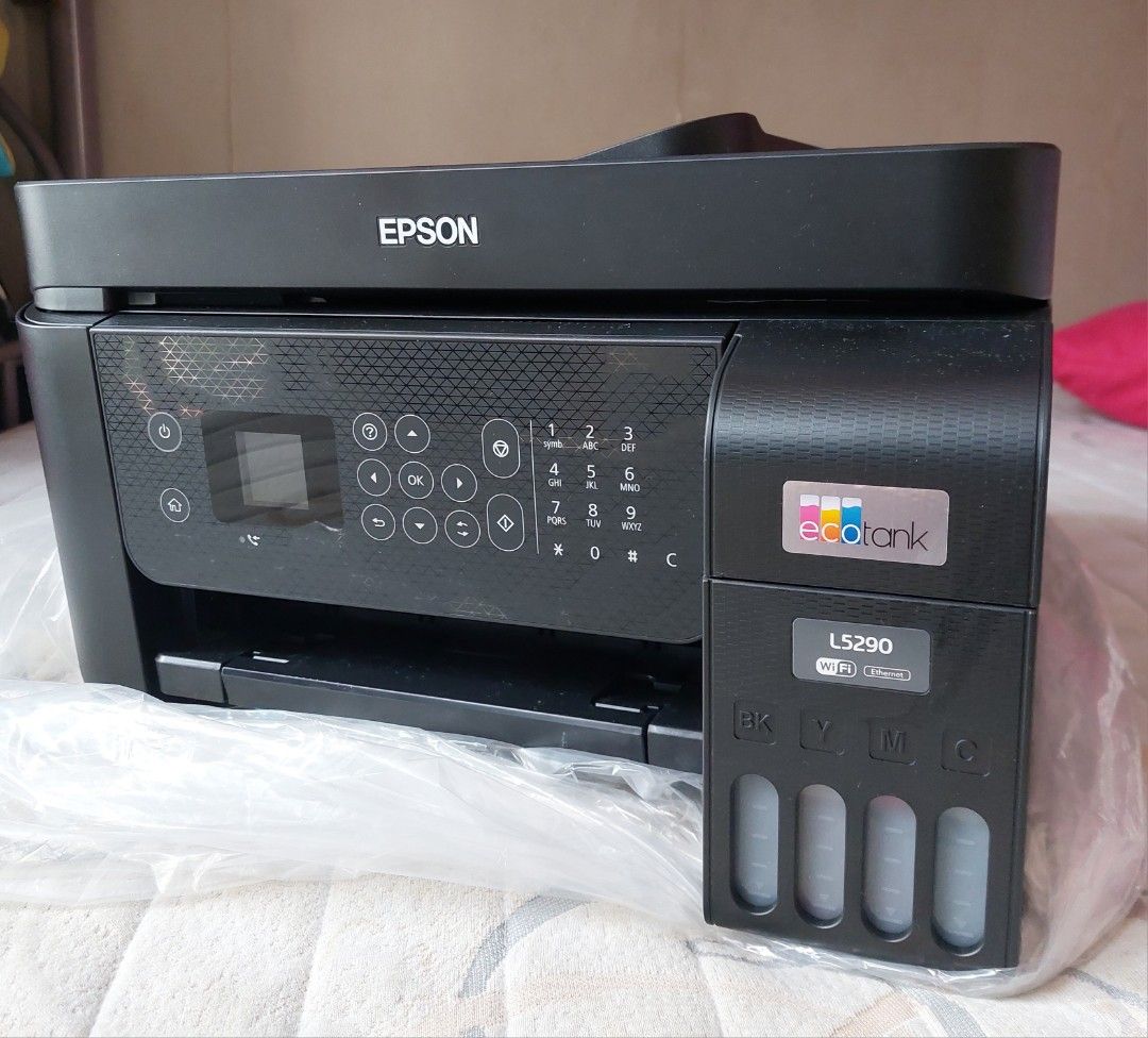 EPSON EcoTank L5290 Wi-Fi All-in-One Ink Tank Printer, Computers & Tech ...