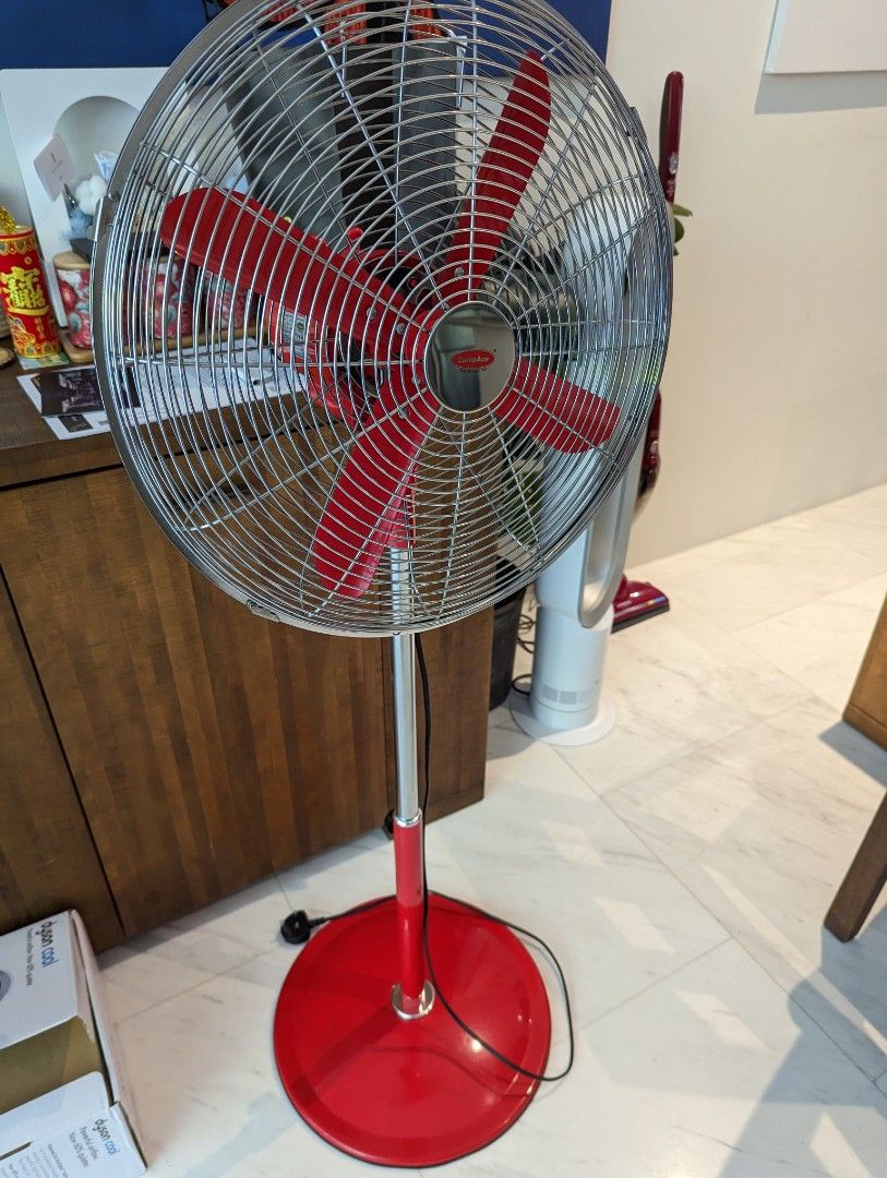 EuropAce 16" Standing Fan retro series 3 speed, Furniture & Home Living ...