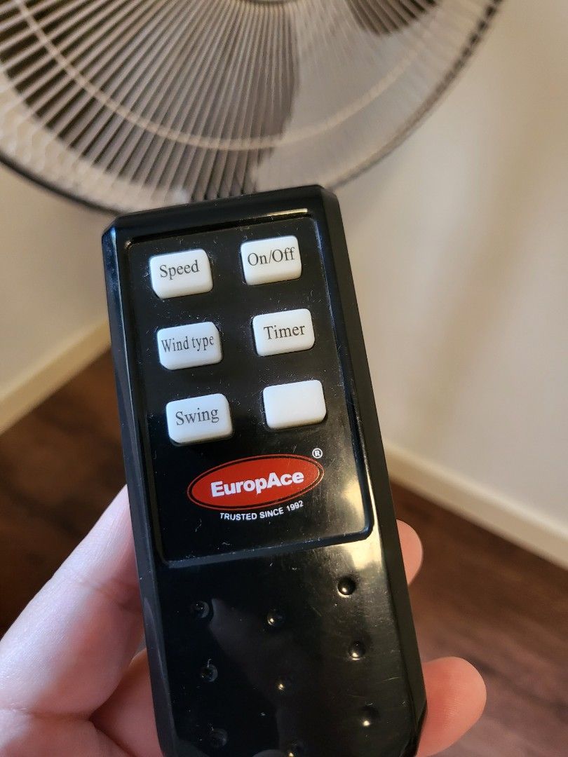Reserved. EuropAce Fan with working remote control, Furniture & Home ...