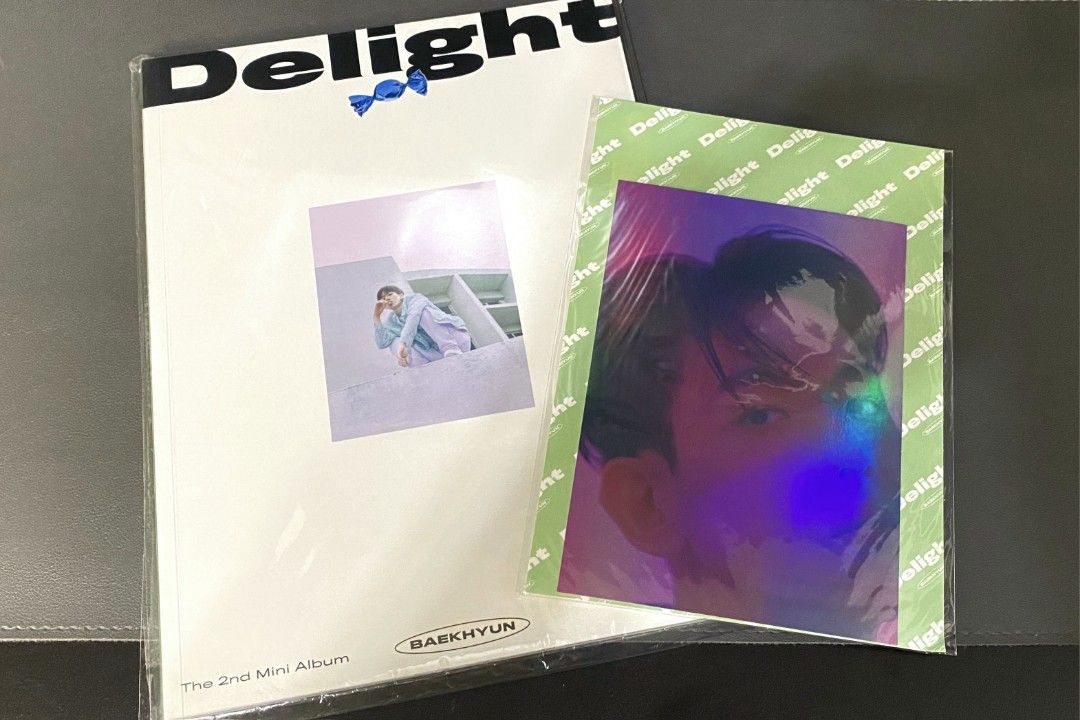 EXO Baekhyun Delight Album (Mint Ver.) with Inclusions on Carousell