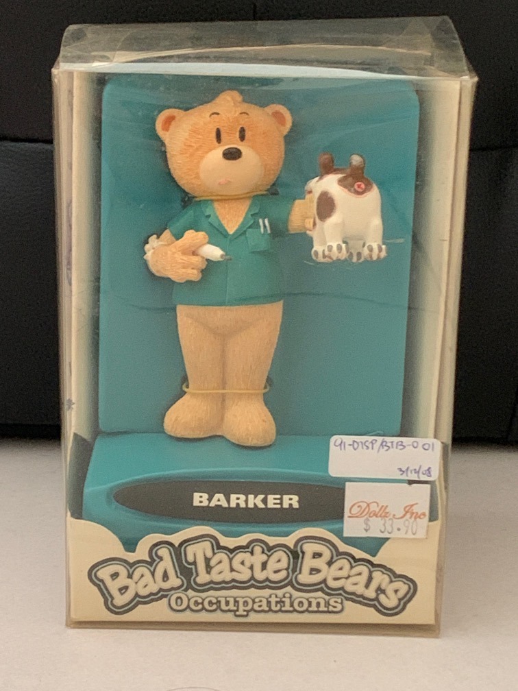Figurines Collection Occupation BARKER Action Bad Taste Bears, Hobbies ...