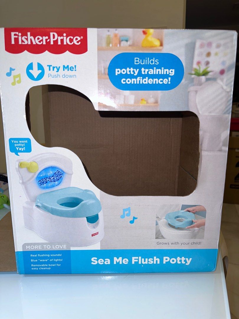 Fisher Price Sea Me Flush Potty, Babies & Kids, Bathing & Changing ...