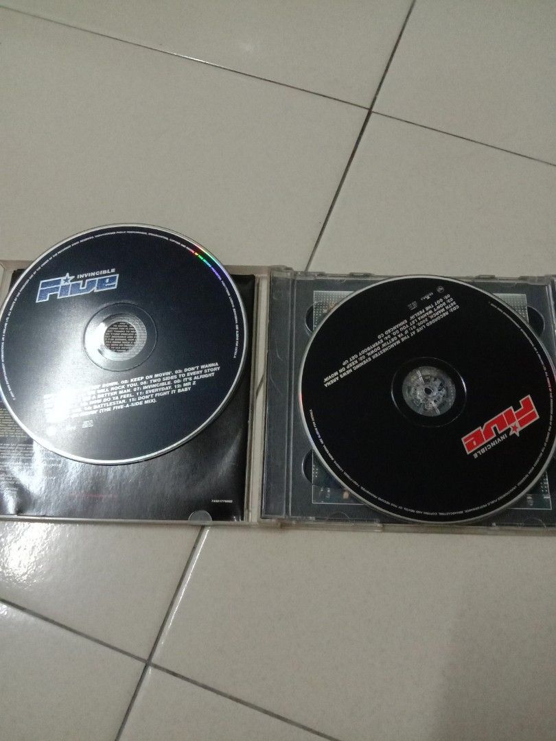 Five- Invincible -Special Edition Double CD, Hobbies & Toys, Music & Media, CDs & DVDs on Carousell