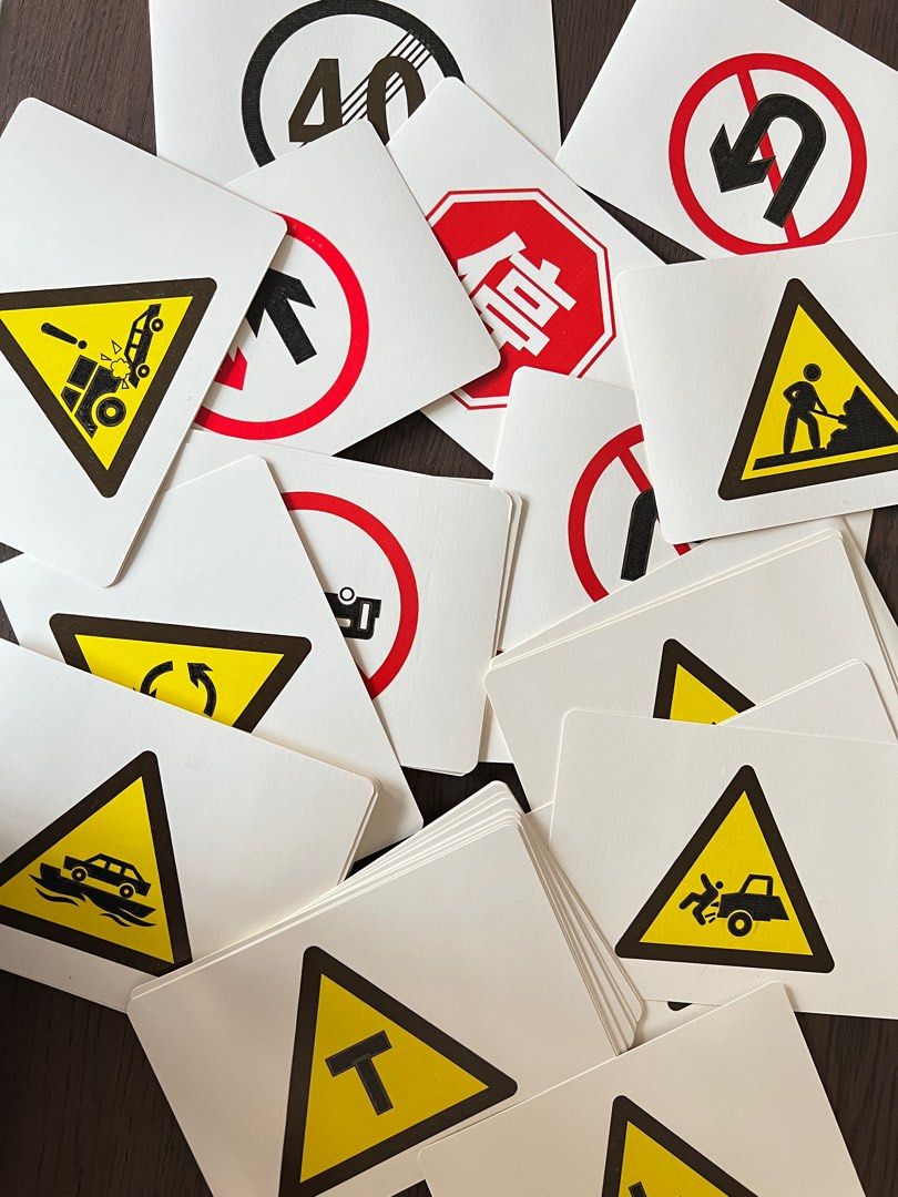 Flash Cards Traffic Signal with Chinese learning, Hobbies & Toys, Toys ...