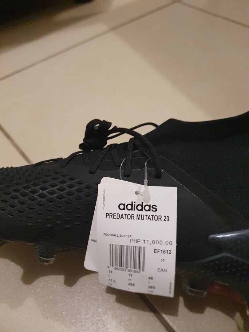 Football Shoes - Adidas Predator Mutator 20 FG (US 11.5), Men's Fashion ...