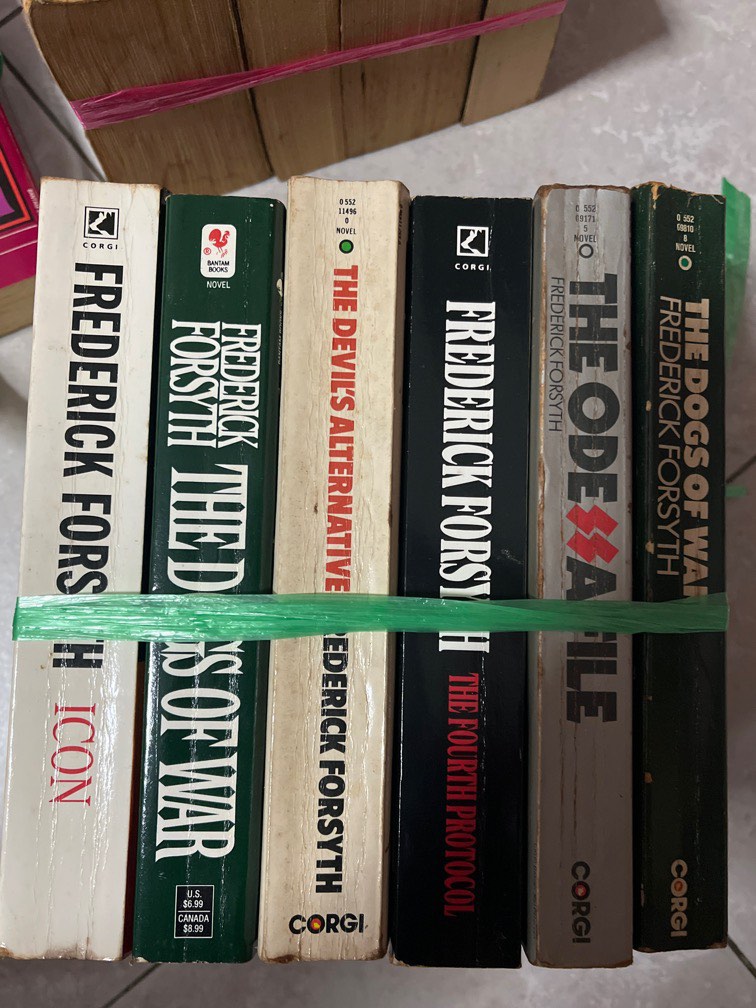 Frederick Forsyth books, Hobbies & Toys, Books & Magazines, Fiction ...