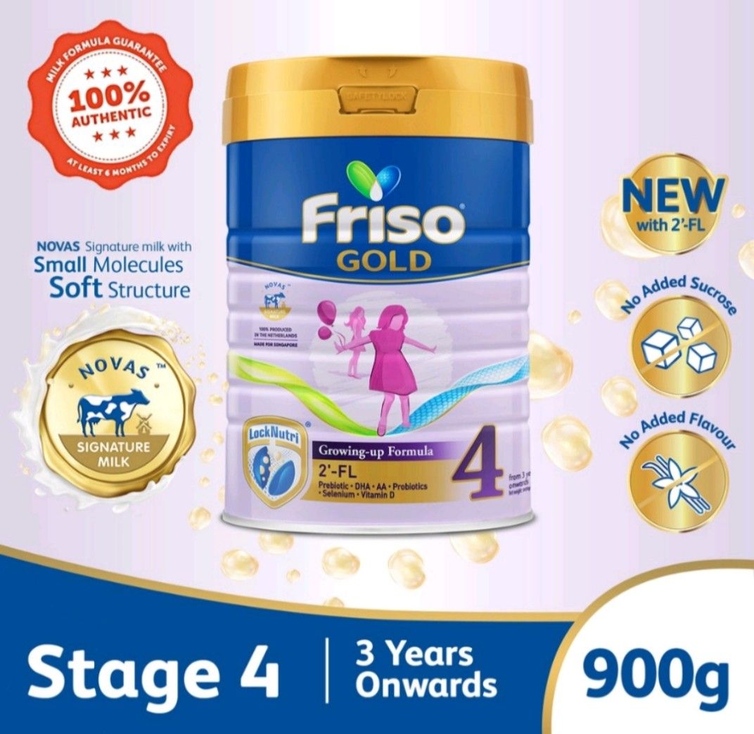 Friso Gold Stage 4 formula (900g), Babies & Kids, Nursing & Feeding ...