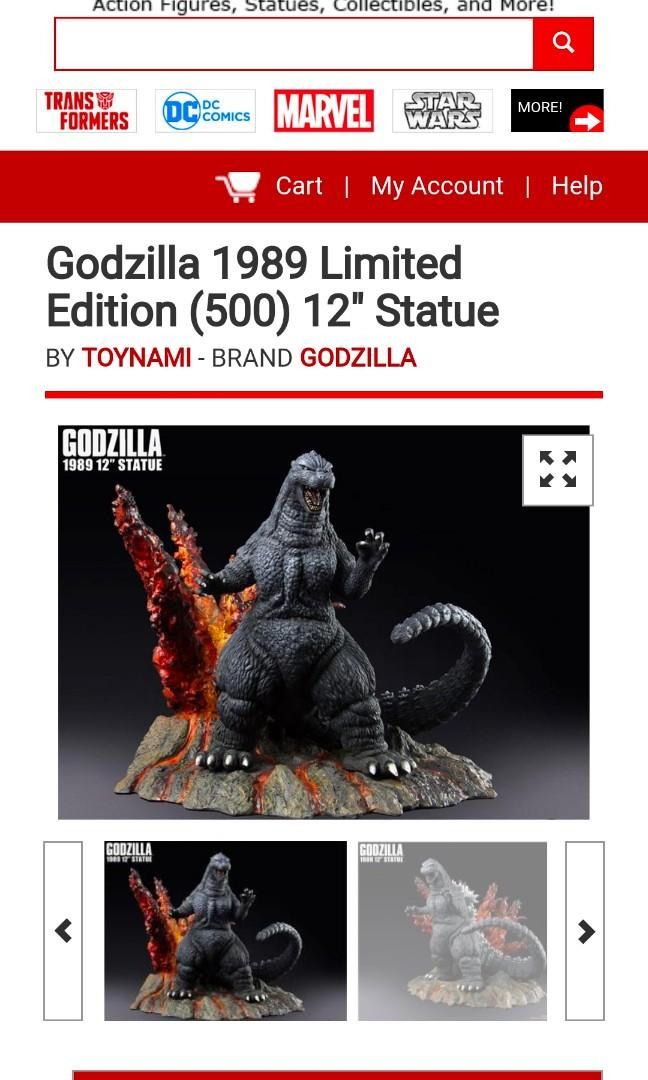 Godzilla 1989 12inch (30+cm) Limited Edition Polystone Resin ...