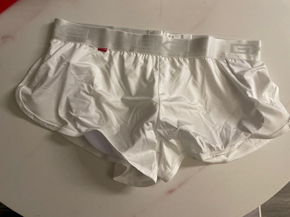 GX3 Ultra Smooth Trunks - White, Men's Fashion, Bottoms, Swim Trunks ...