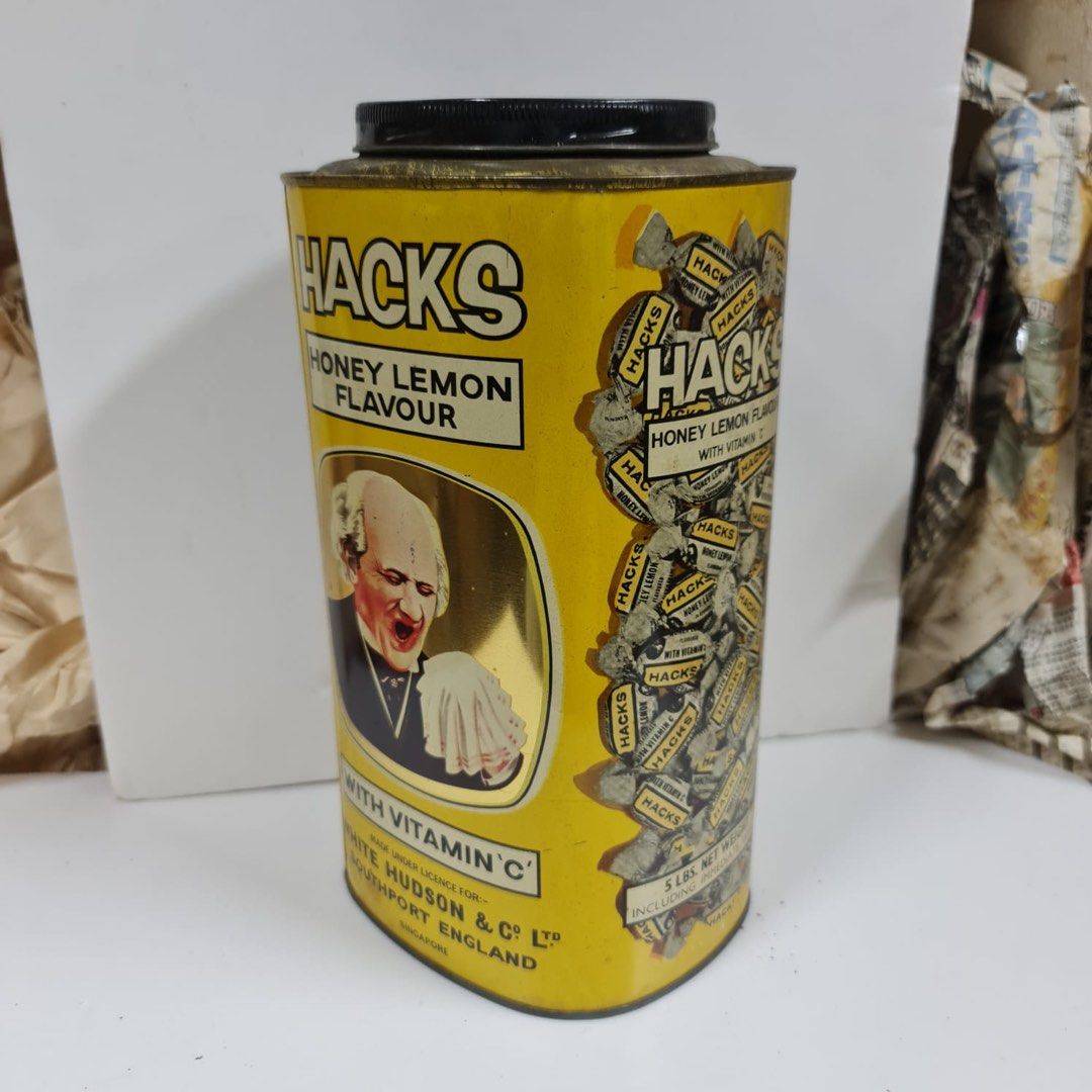 Hacks honey lemon flavour tin empty, Hobbies & Toys, Memorabilia ...