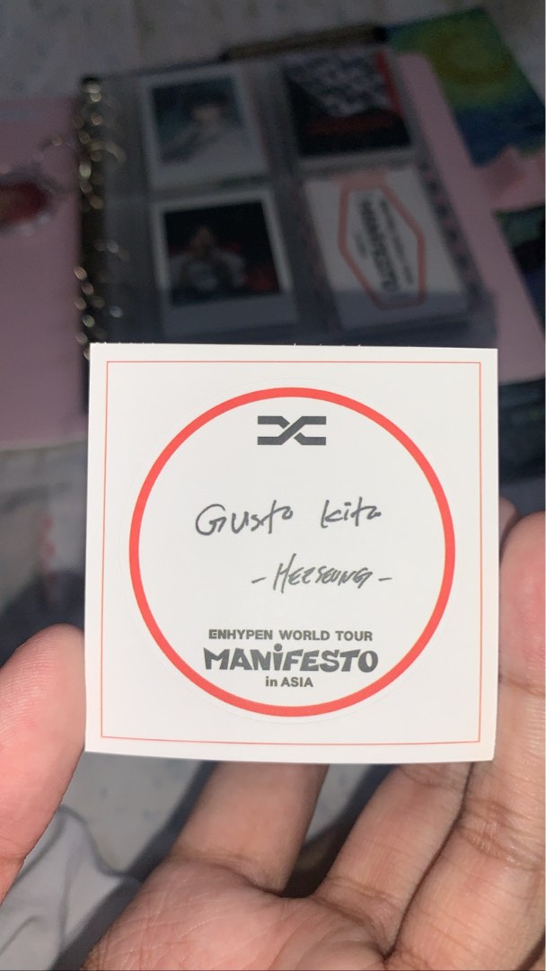 Heeseung Engene zone sticker, Hobbies & Toys, Memorabilia ...