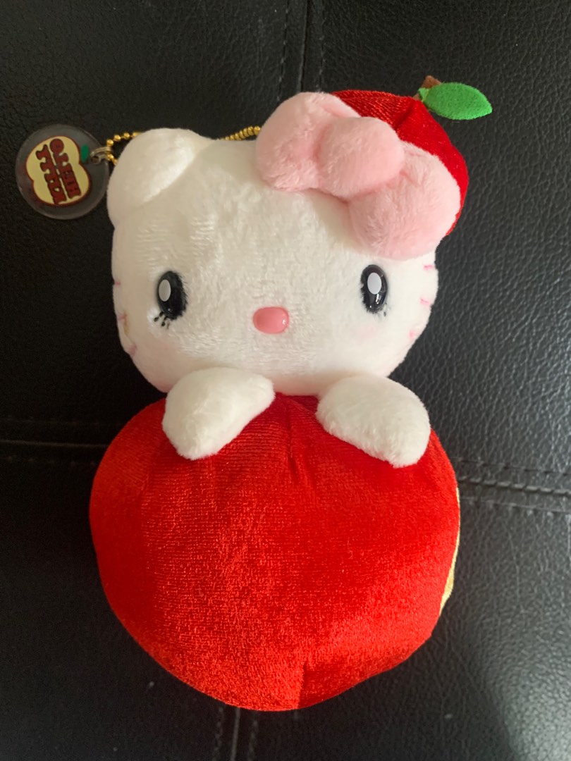 Hello Kitty Universal Studios Japan Apple Plush on Carousell