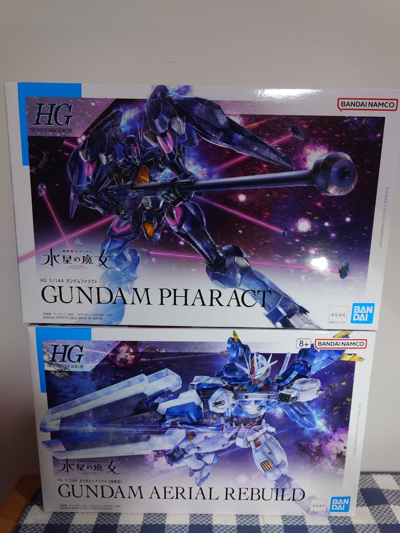 HG Gundam Pharact + gundam aerial rebuild, Hobbies & Toys, Toys & Games ...