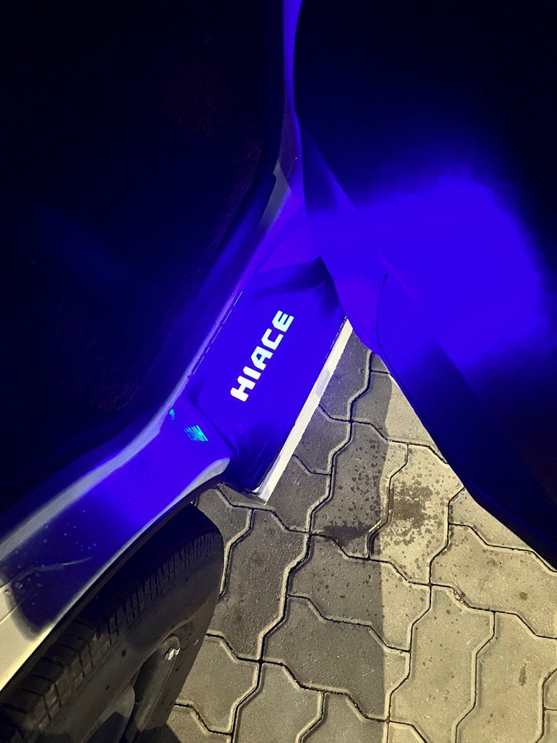Hiace footstep with lights, Car Accessories, Accessories on Carousell