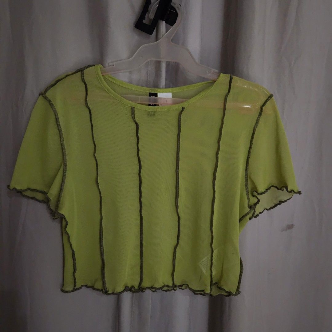 h&m mesh top, Women's Fashion, Tops, Others Tops on Carousell