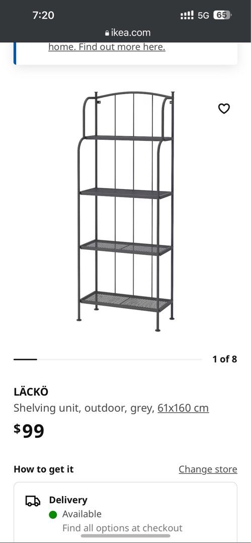 Ikea Lacko shelf rack, Furniture & Home Living, Furniture, Shelves ...