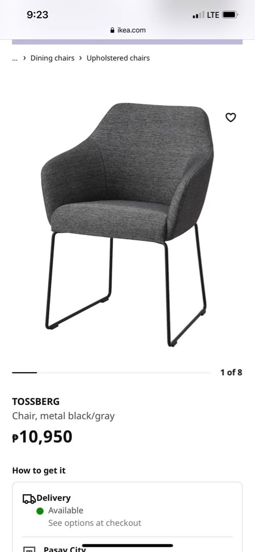 Ikea tossberg chair on Carousell
