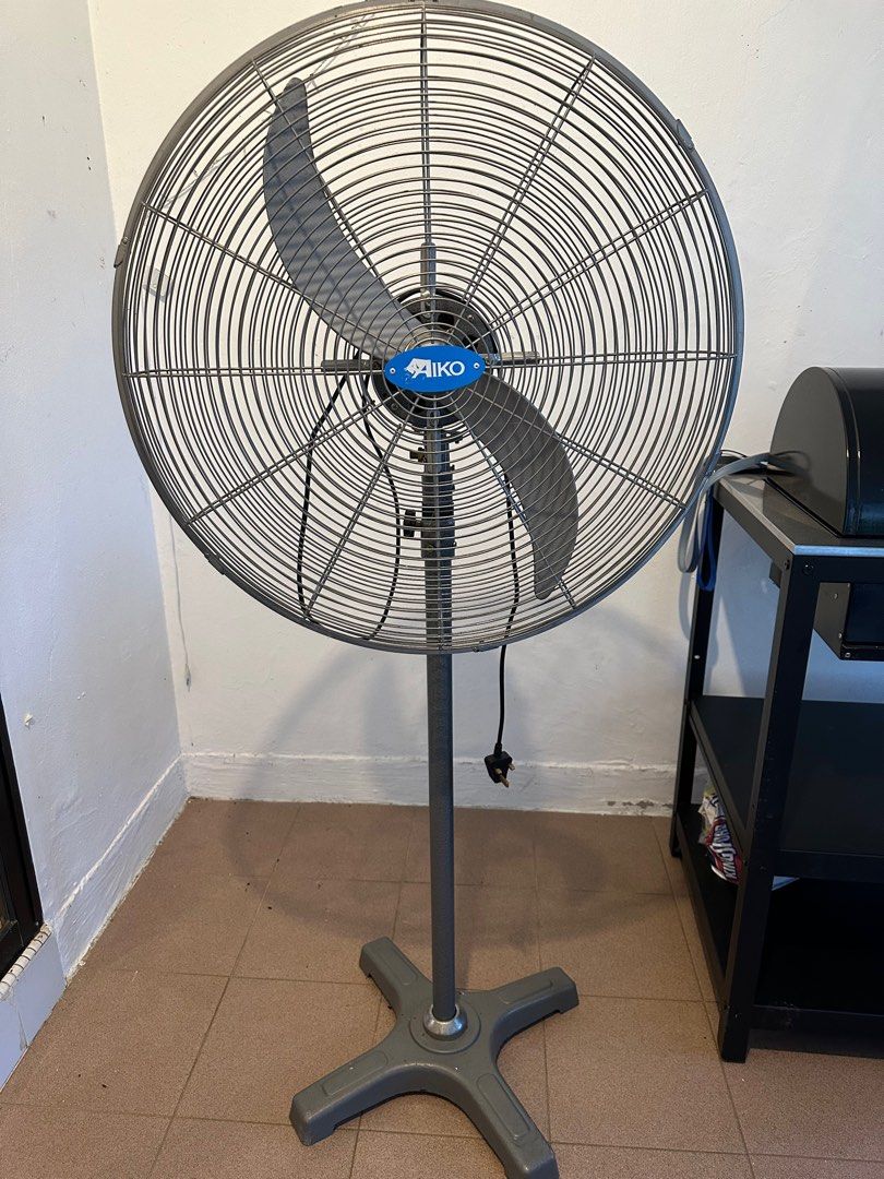 Industrial stand fan, Furniture & Home Living, Lighting & Fans, Fans on ...
