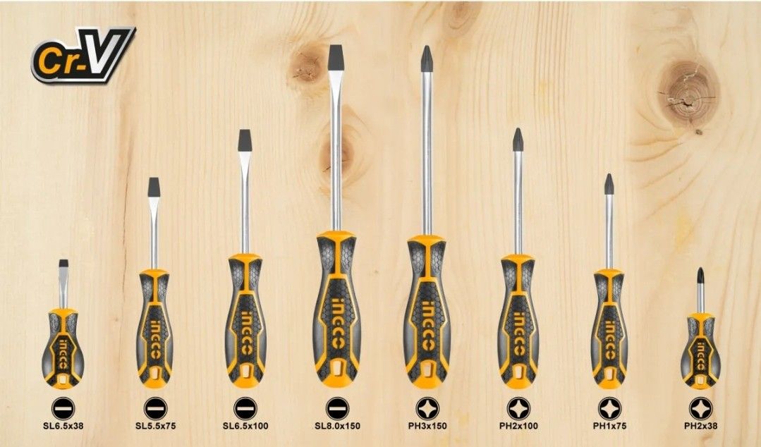 INGCO Tools Kit 18 PCS Screwdriver and Precision Screwdriver Set ...