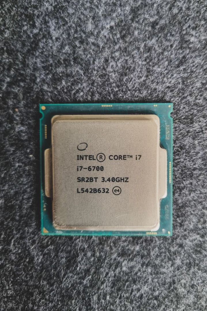 Intel Core i7-6700 Processor with RAM and Fan, Computers & Tech, Parts ...