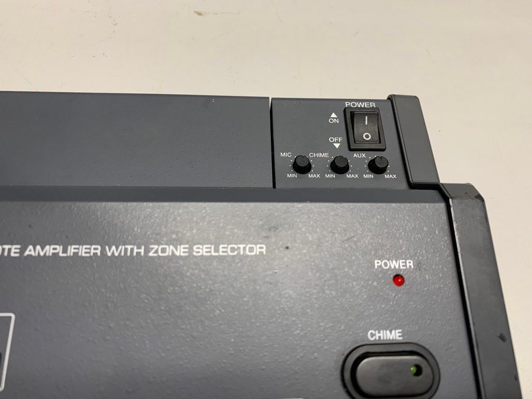 interM Remote Mic Amplifier with Zone Selector, Audio, Microphones on ...