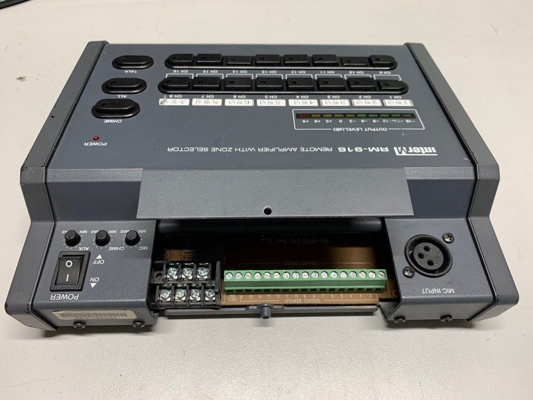 interM Remote Mic Amplifier with Zone Selector, Audio, Microphones on ...