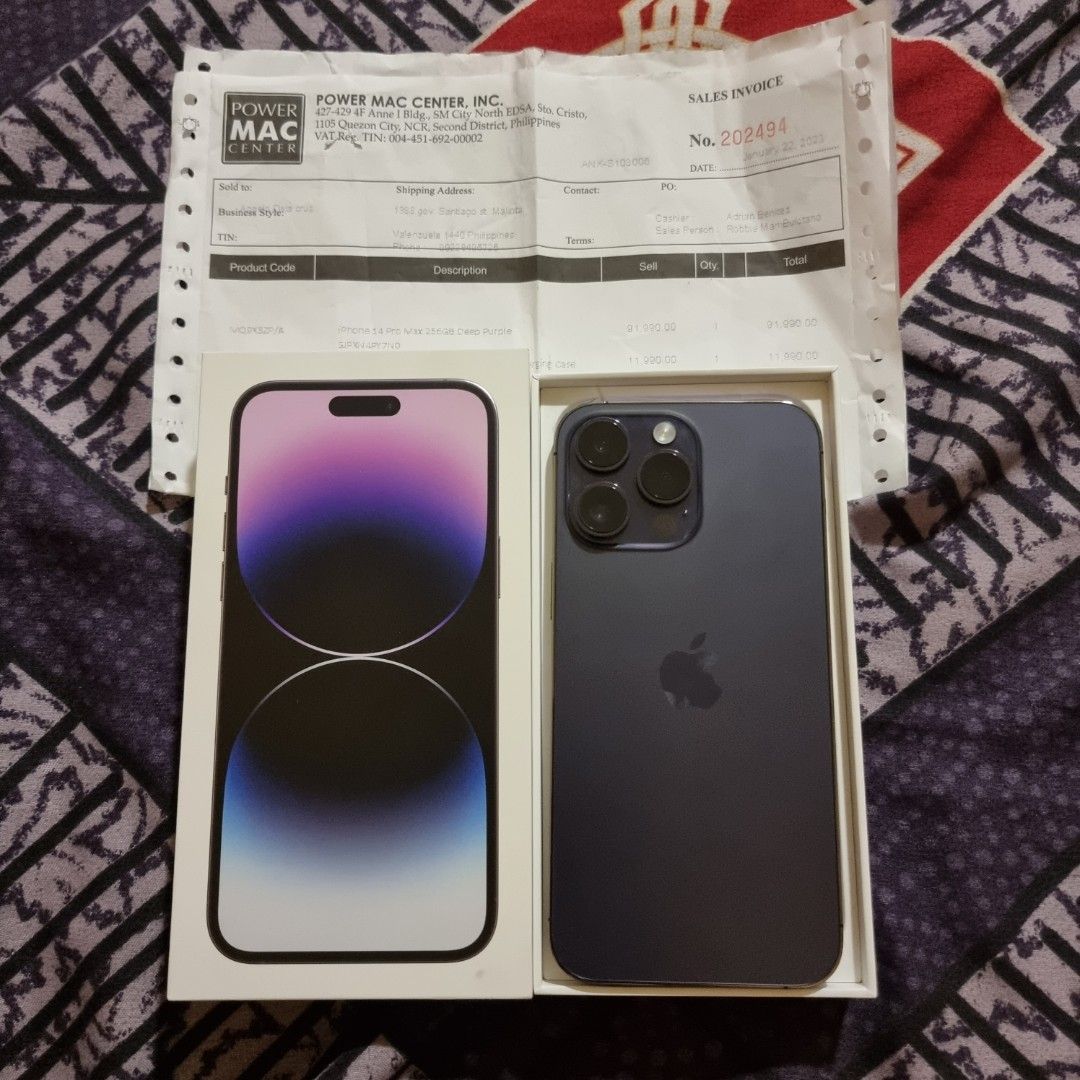Iphone 14 Pro Max Receipt 1