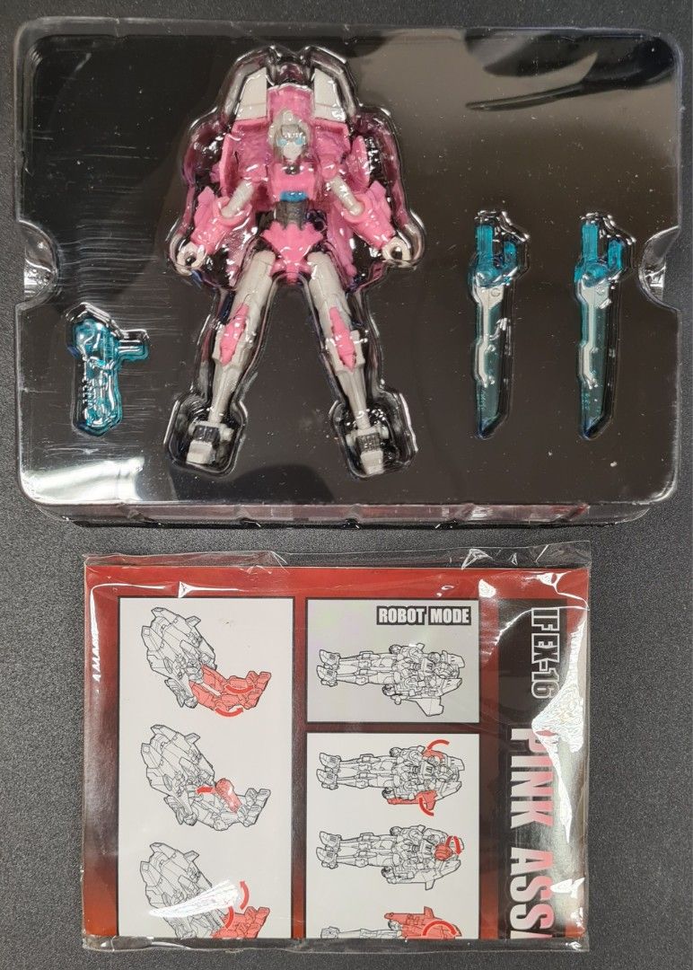 Iron Factory IF-EX16 Pink Assassin (Teeny Tiny Arcee), Hobbies & Toys ...