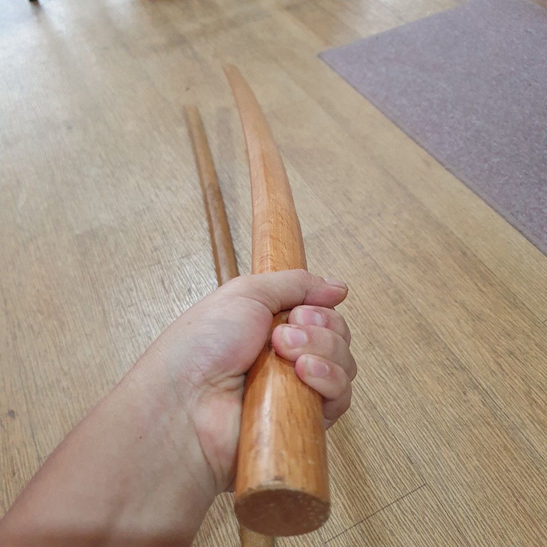 Japanese Wooden Sword bokken Practice Sword Authentic, Hobbies & Toys ...