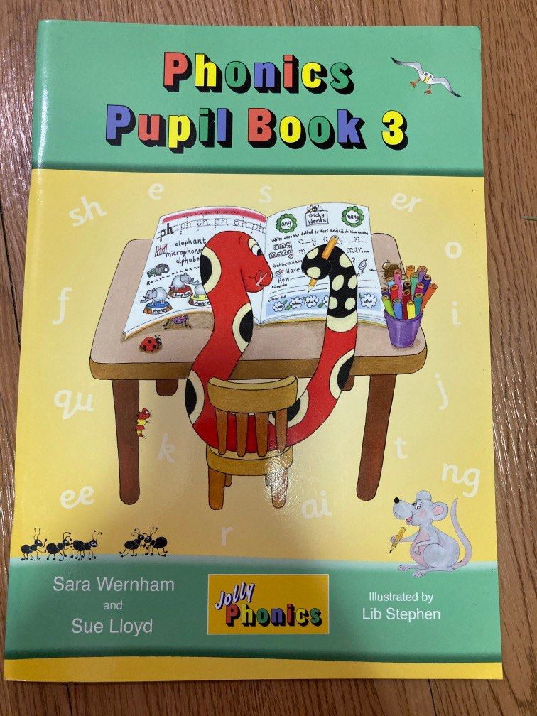 Jolly Phonics Pupil Book 3, 興趣及遊戲, 書本 & 文具, 教科書 - Carousell
