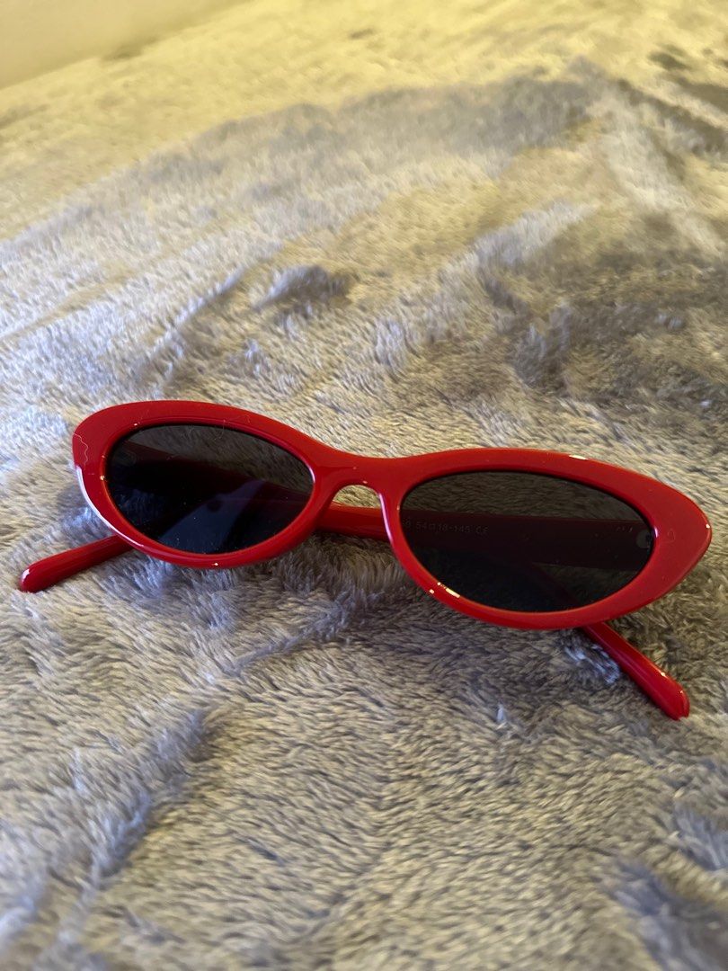 Juju Club Cateye Red Sunnies on Carousell