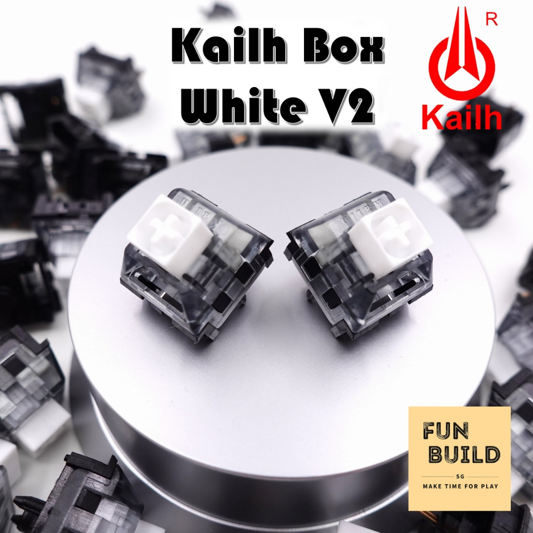 Kailh Box White V2 Clicky Switches for Mechanical Keyboard, Computers ...