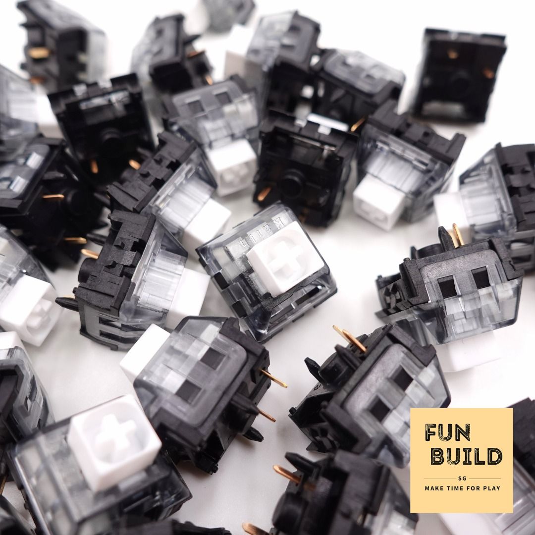 Kailh Box White V2 Clicky Switches for Mechanical Keyboard, Computers ...