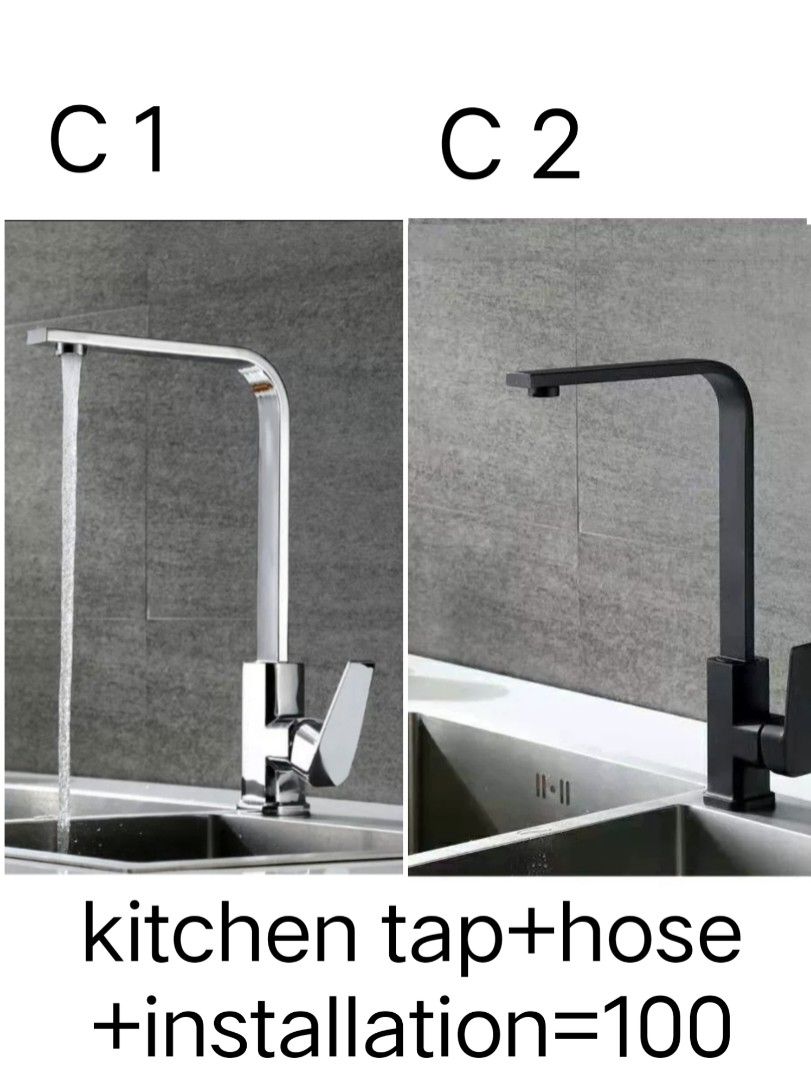 Kitchen Tap/water tap/sink tap/kitchen sink tap/faucet, Furniture & Home Living, Bathroom ...